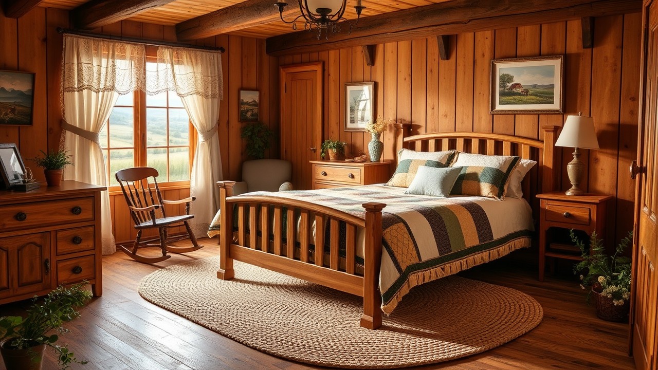 American Country Style Bedroom Inspirations - Homespir