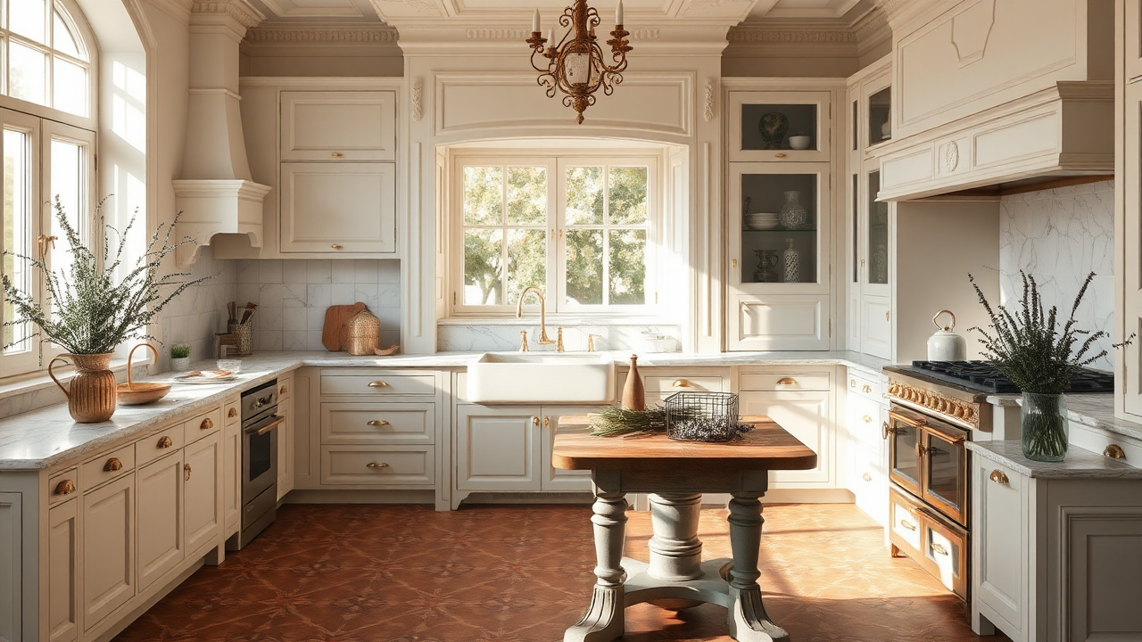 How To Design A Kitchen With Classic French Flair - Homespir