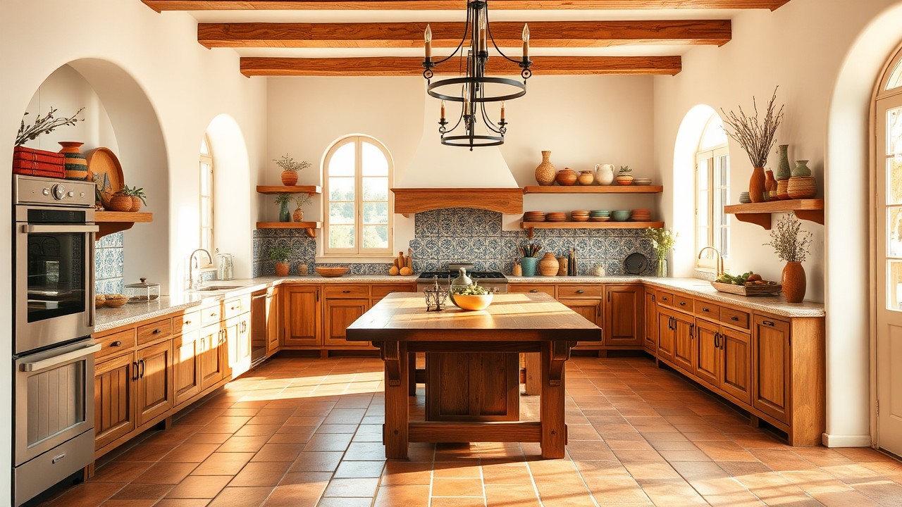Mediterranean Kitchen Decor Transformation - Homespir