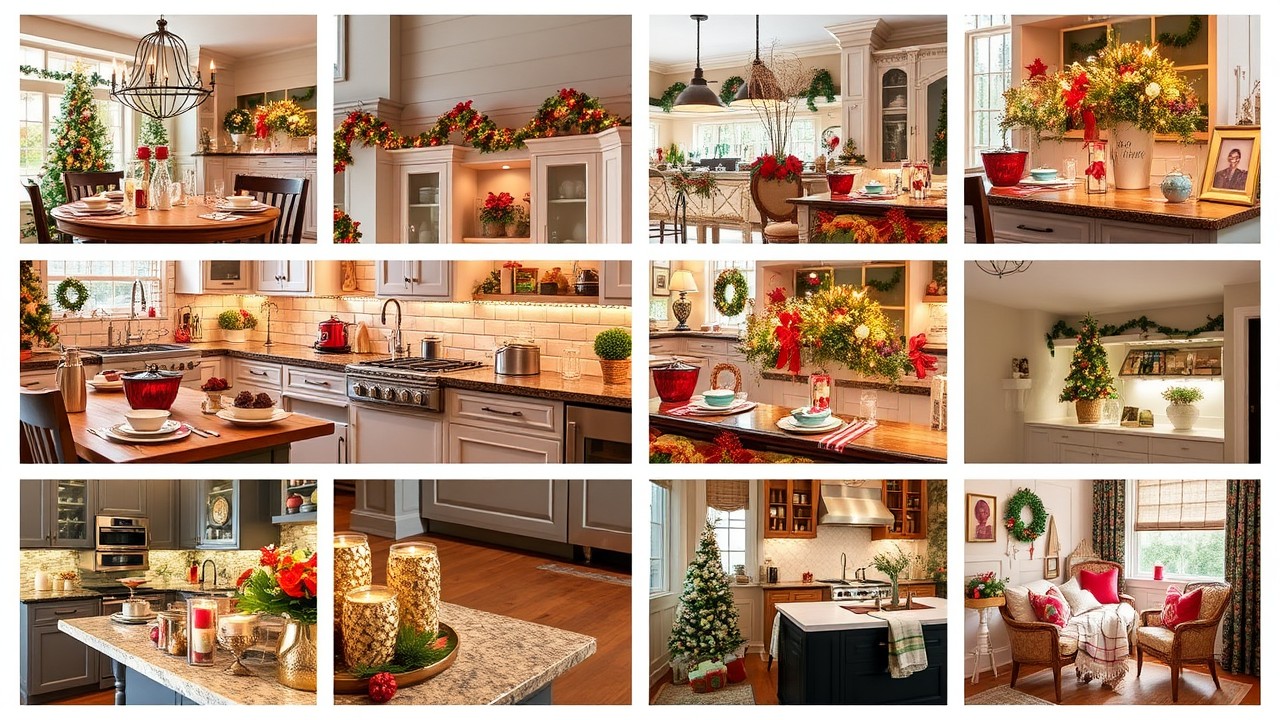 Stunning Kitchen Christmas Decoration Ideas - HomeSpir