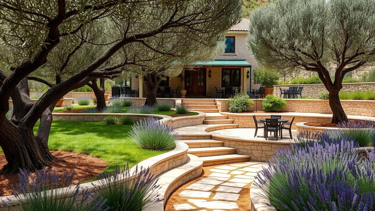 20 Luxury Terraced Olive Grove Garden Inspirations And Ideas