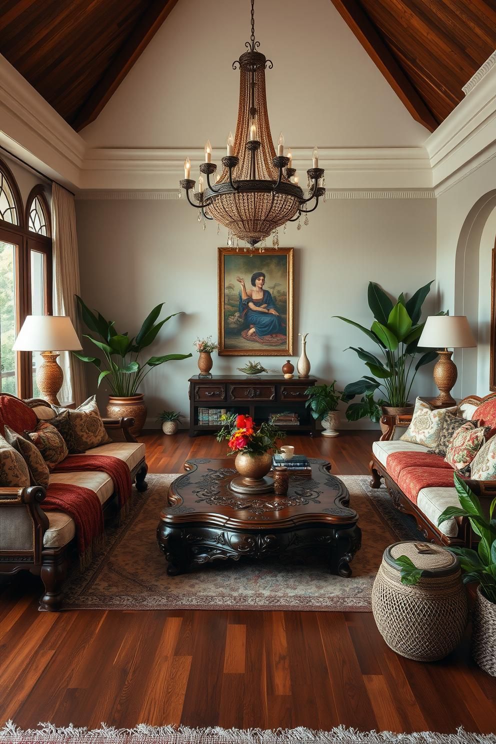 19 Tropical Boho-Chic Living Room Inspirations