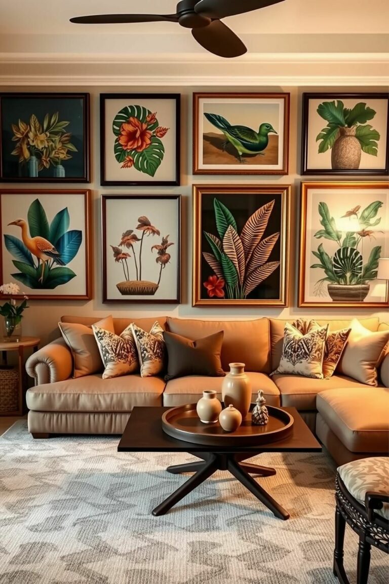 19 Tropical Boho-Chic Living Room Inspirations