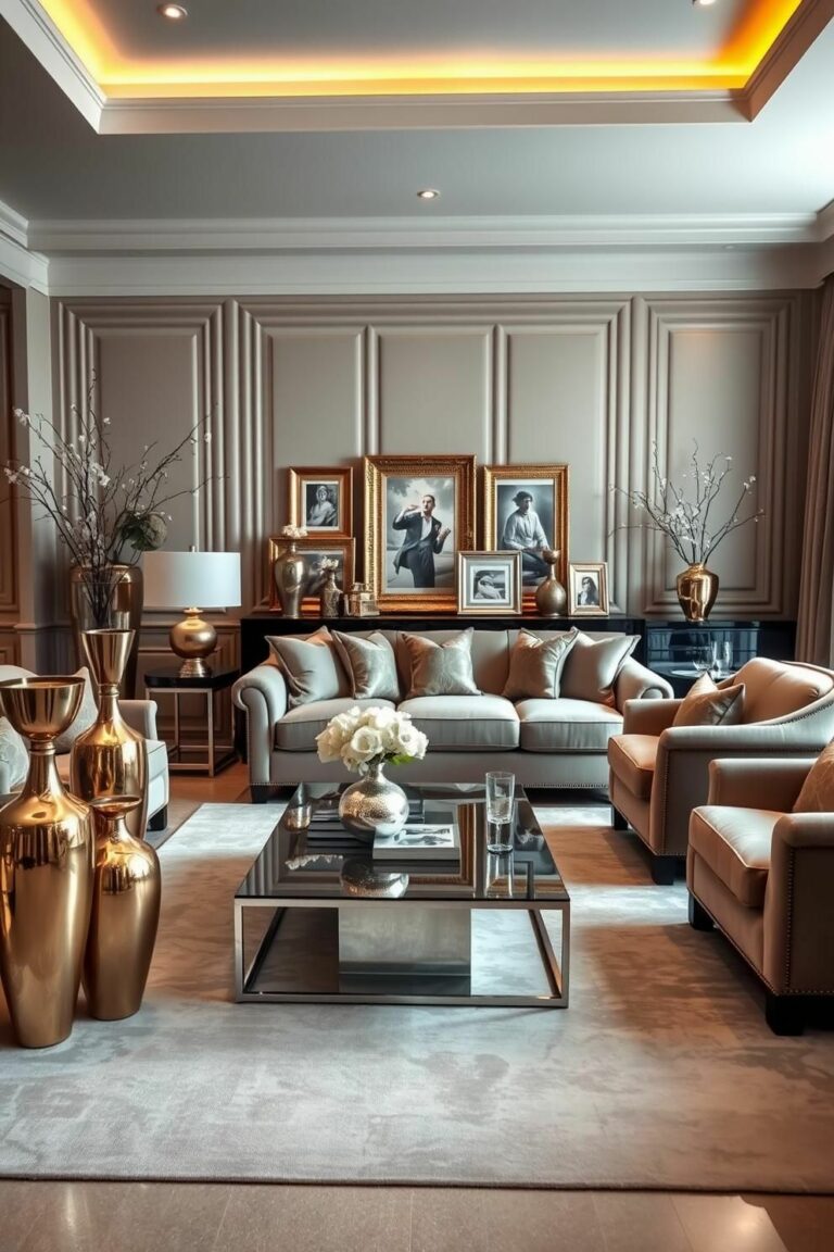 19 Elegant Greige Living Room Inspirations