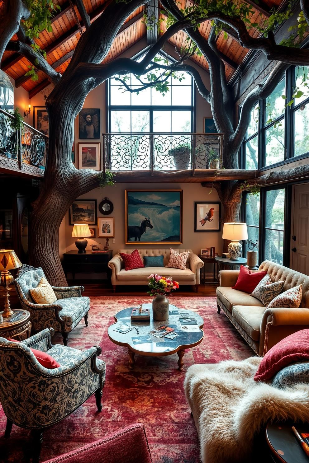 19 Treehouse Living Room Inspirations
