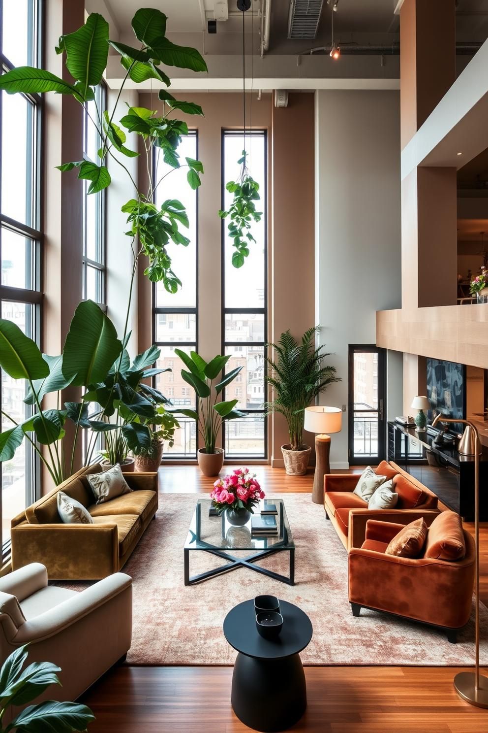 20 Loft-Style Luxury Living Room Ideas