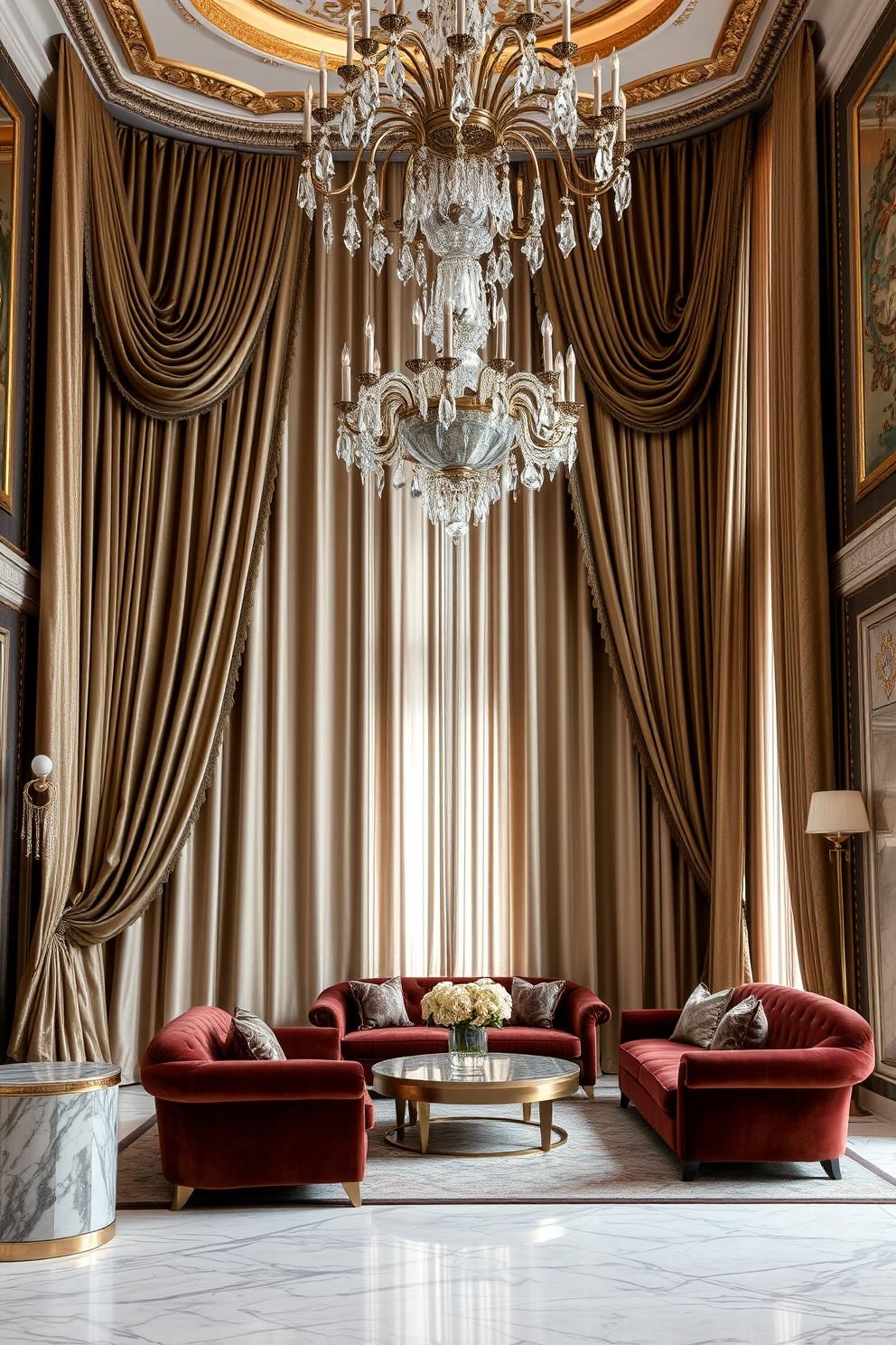 20 Baroque Luxury Living Room Concepts