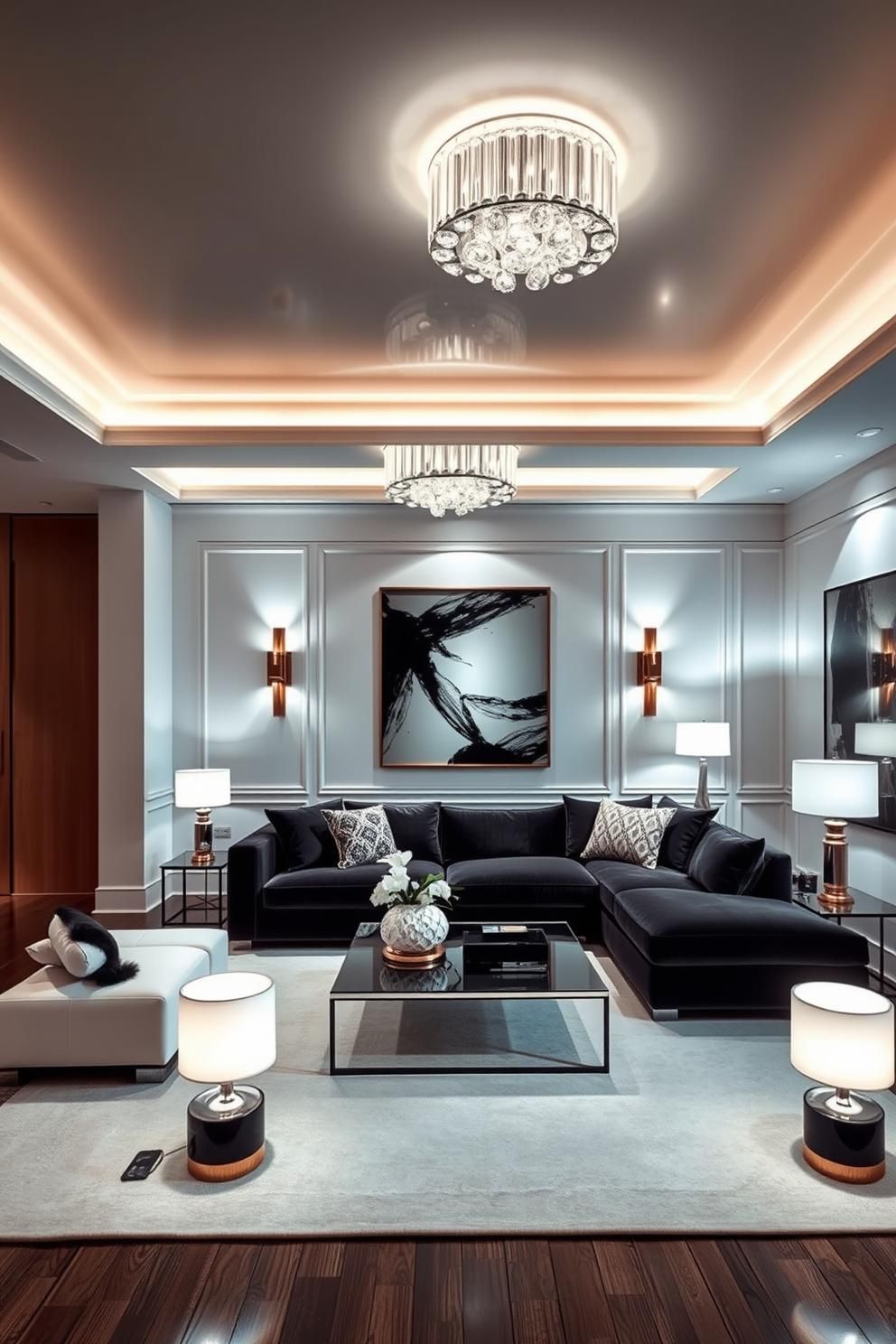 20 Contemporary Monochrome Living Room Inspirations