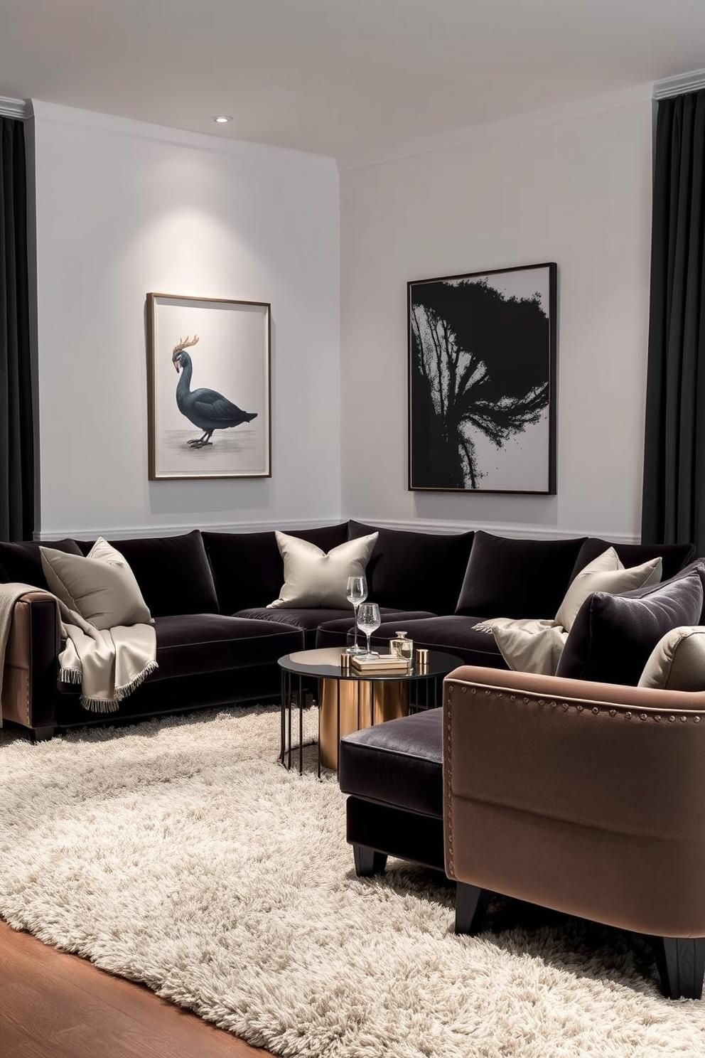20 Contemporary Monochrome Living Room Inspirations
