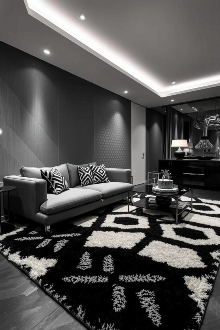 20 Contemporary Monochrome Living Room Inspirations