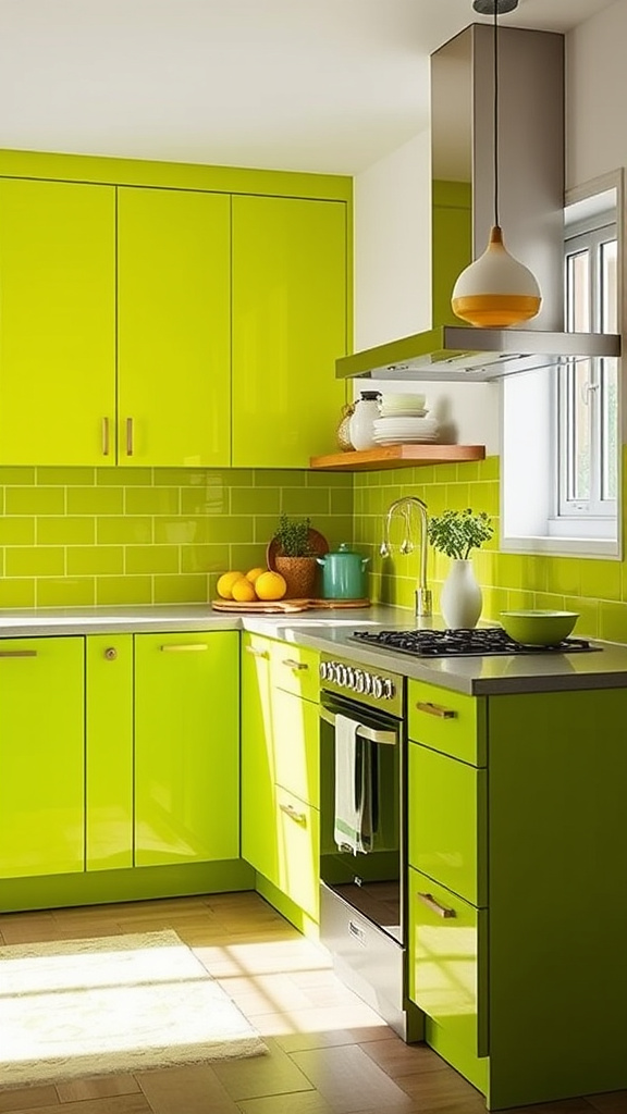22 Gorgeous Green Kitchen Cabinets For A Fresh Look - Homespir