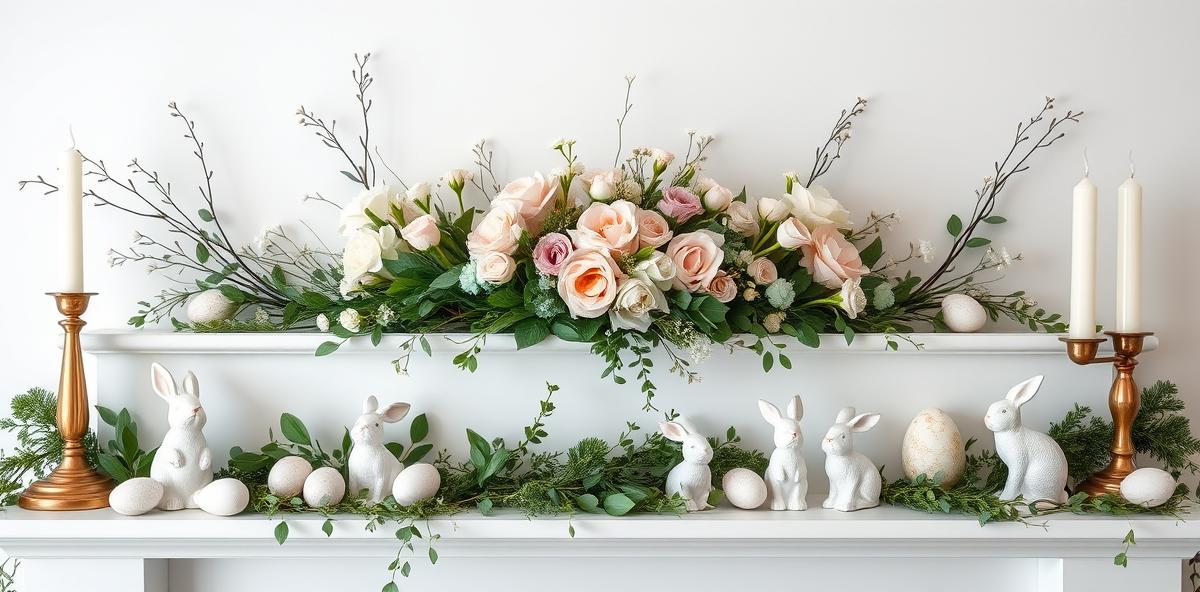 26 Elegant Easter Mantle Decor To Highlight Your Fireplace - Homespir